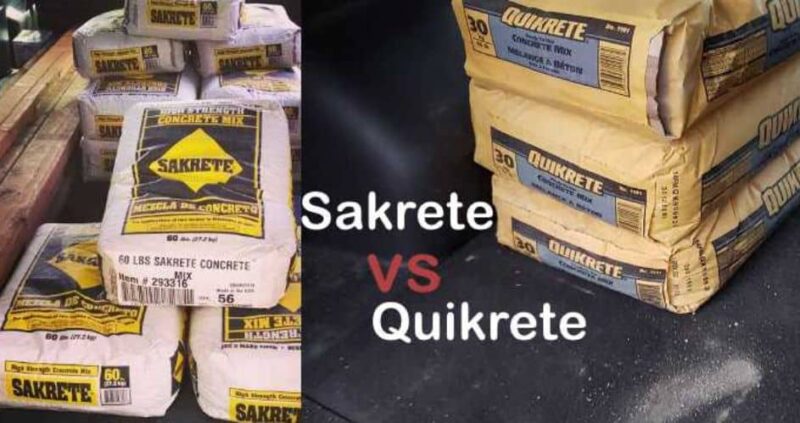 Sakrete vs Quikrete: Which Is Better Quikrete or Sakrete